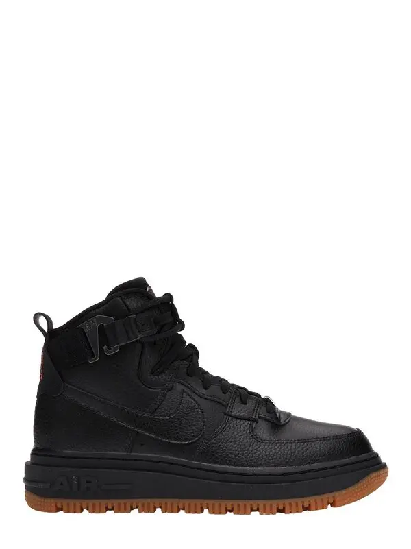 Nike Force 1 High Utility 2.0 Sneakers - Black/orange/gum Medium Brown
