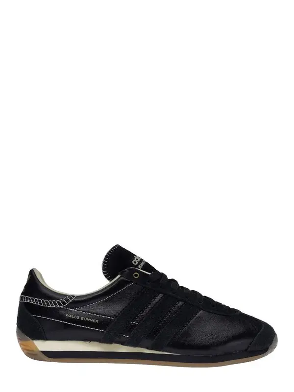 Adidas Originals Country Wales Bonner Sneakers - Core Black/easy Yellow