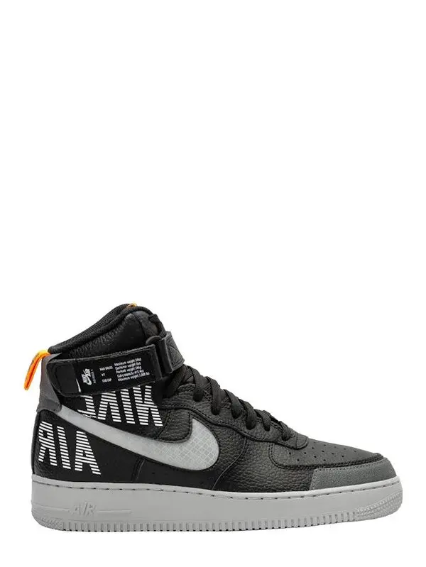 Nike Air Force 1 High Under Construction Sneakers - Black/grey