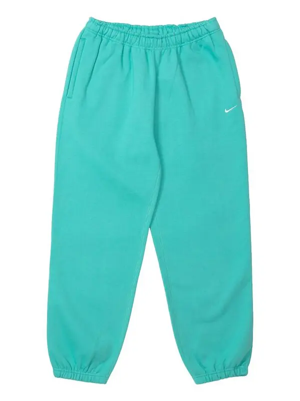 Nike Solo Swoosh Fleece Trousers - Washed Teal/white