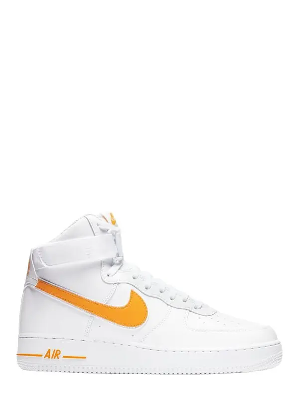 Nike Air Force 1 High-top Sneakers - White/university Gold