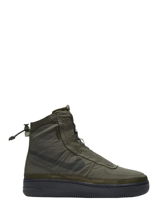 Nike Air Force 1 High Shell Sneakers - Cargo Khaki/seaweed/off Noir