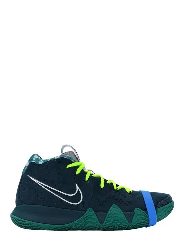 Nike Kyrie 4 Concepts Green Lobster Sneakers - Deep Jungle/white/green Noise