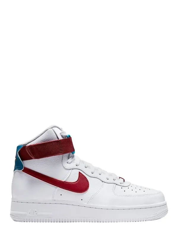 Nike Air Force 1 High Sneakers - White/team Red/green Abyss