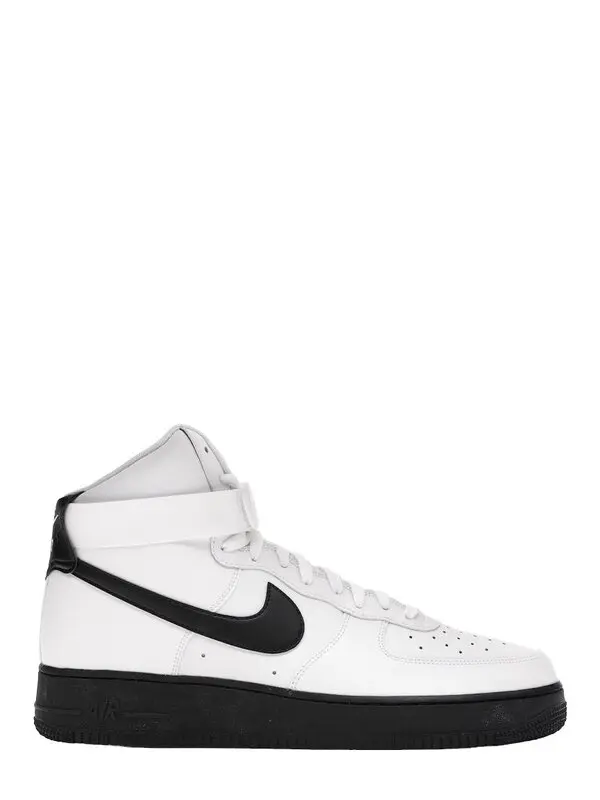 Nike Force 1 High Top Sneakers - White/black
