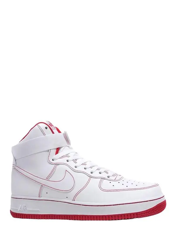 Nike Force 1 High '07 Sneakers - White/university Red