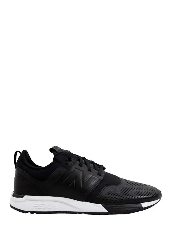 NEW BALANCE 247 Leather Sneakers - Black