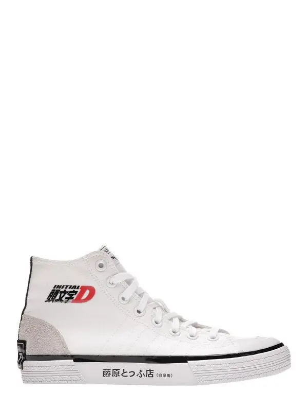 Adidas Nizza Hi Bait Initial D Toyota Trueno Ae86 - White/black/red