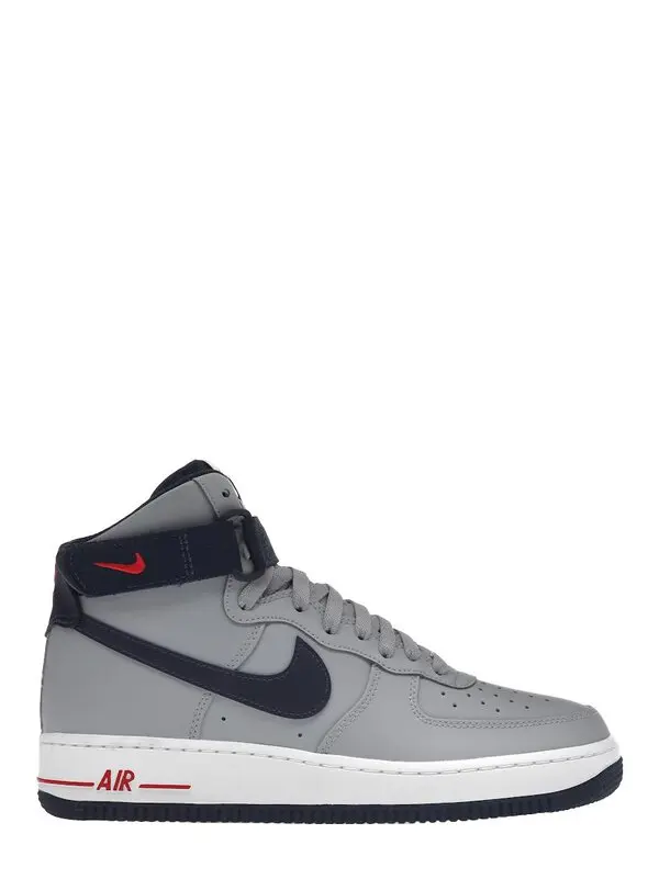 Nike Air Force 1 High Qa Patriots - Wolf Grey/college Navy Blue/university Red