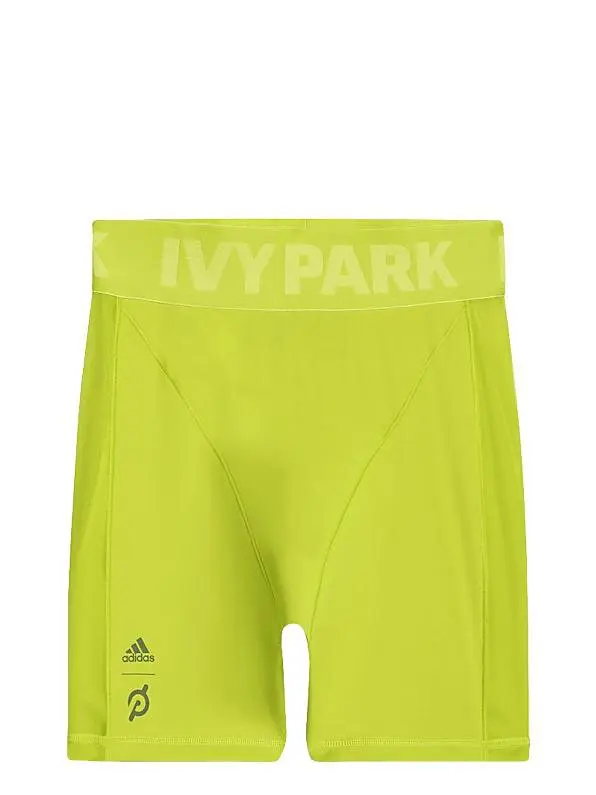 Adidas Ivy Park X Peloton Cycling Shorts - Shock Lime/magic Beige