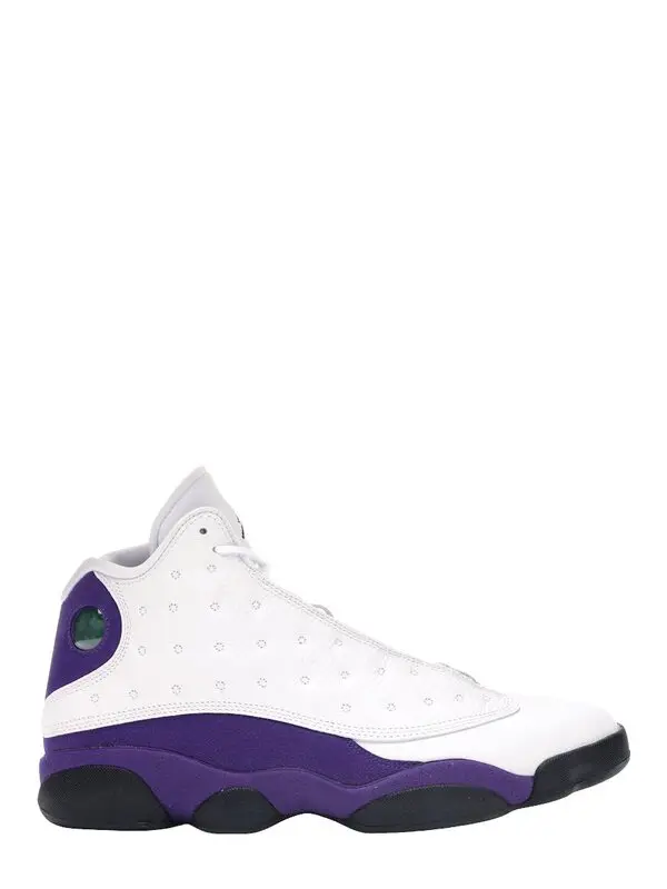 JORDAN Retro Lakers - White/black/court Purple