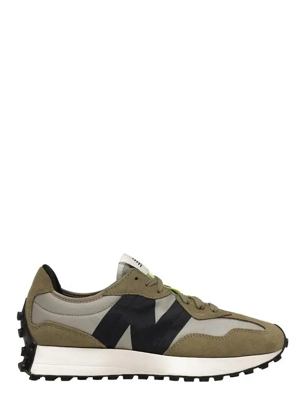 NEW BALANCE 327 Sneakers - Aluminum/covert Green