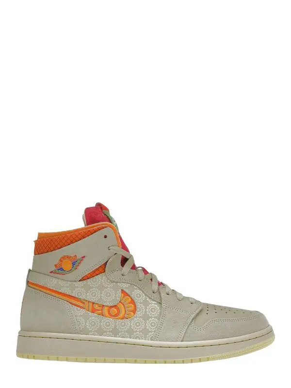 JORDAN 1 High Zoom Air Cmft Somos Familia - Rattan/kumquat/lemon Wash