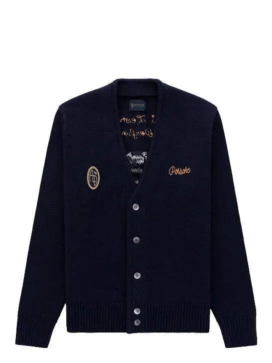 Aimé Leon Dore X Porsche 356 Cardigan - Navy Blue