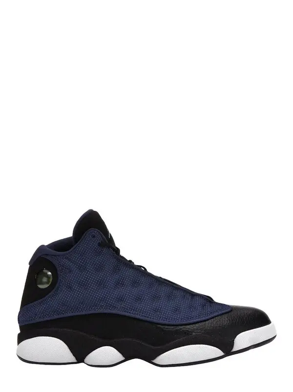 JORDAN Brave Blue High-top Sneakers - Navy Blue/black/white