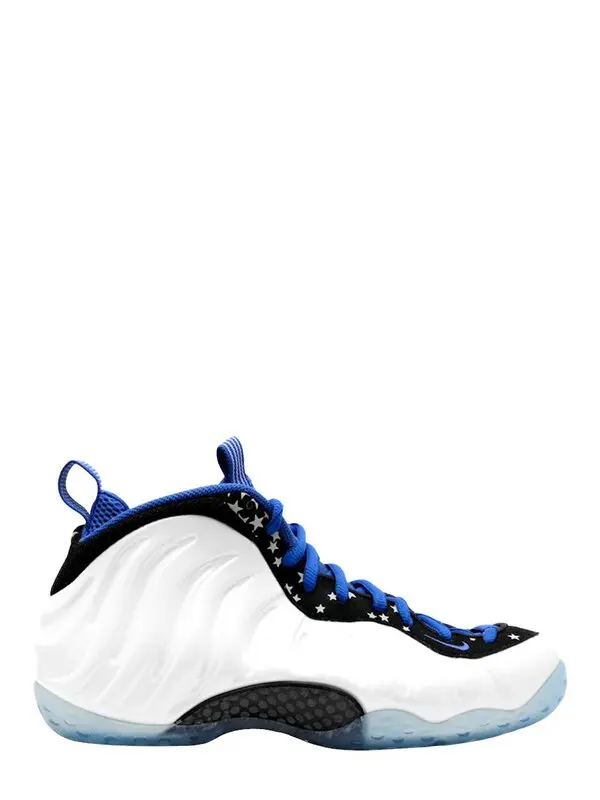 Nike Air Foamposite One Shooting Stars Sneakers - Pearl White/black/royal Blue