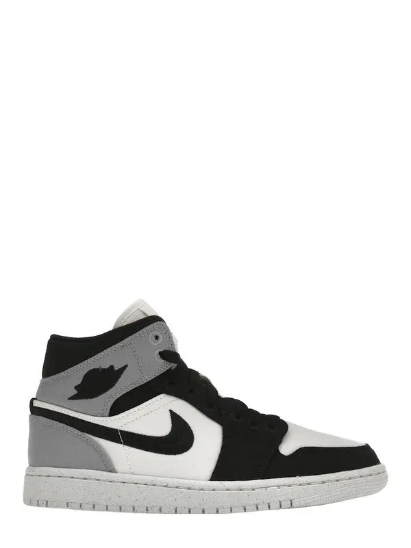 JORDAN 1 Mid Se Sneakers - Sail/black/light Steel Grey