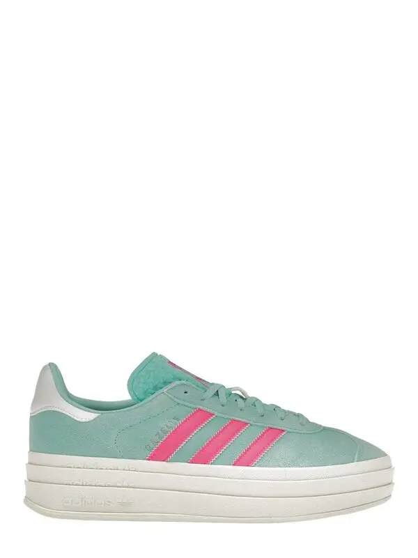 Adidas Gazelle Bold Sneakers - Flash Aqua/lucid Pink/cloud White