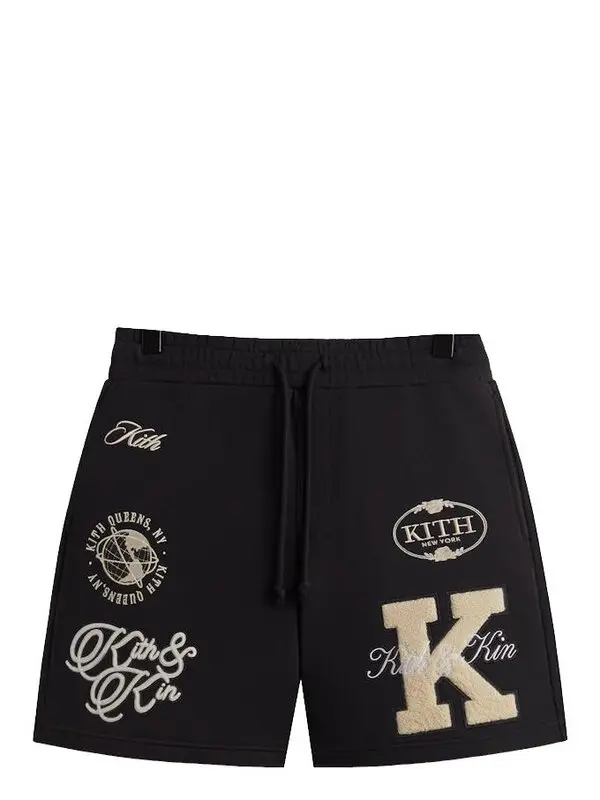 Kith Fleece Curtis Short - Black