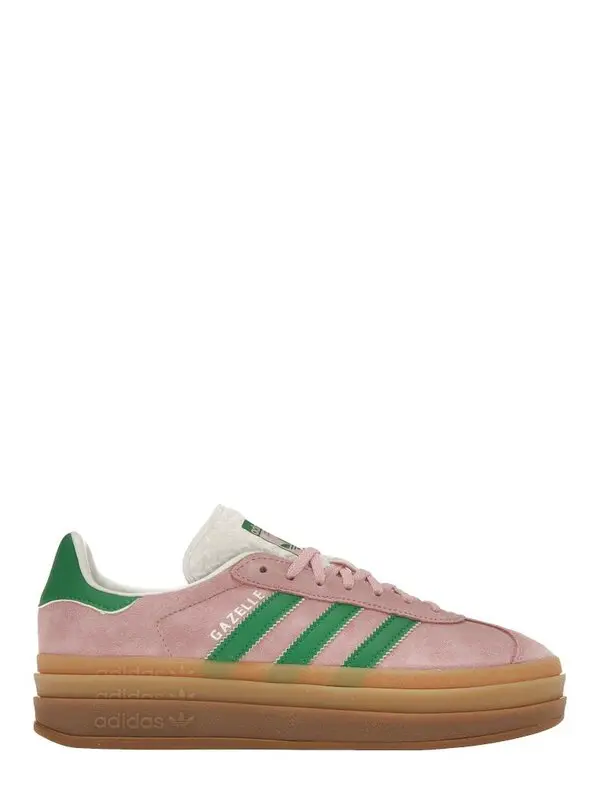 Adidas Gazelle Bold Sneakers - True Pink/green/cloud White