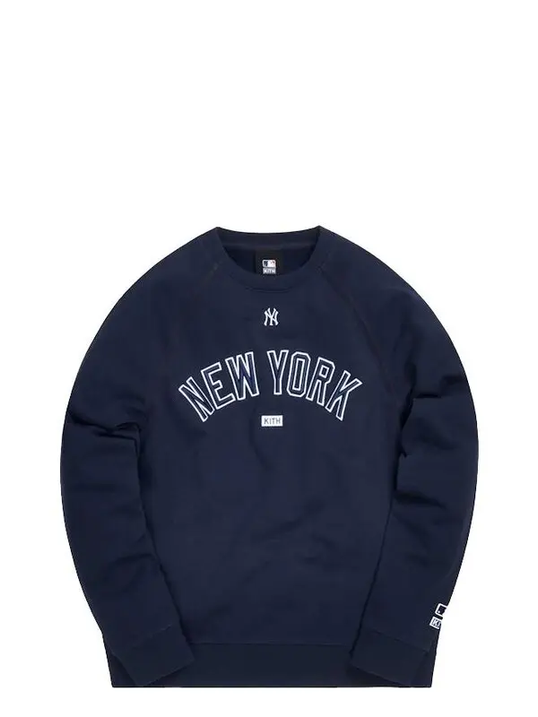 Kith For Major League Baseball New York Yankees Crewneck Sweatshirt - Navy Blue