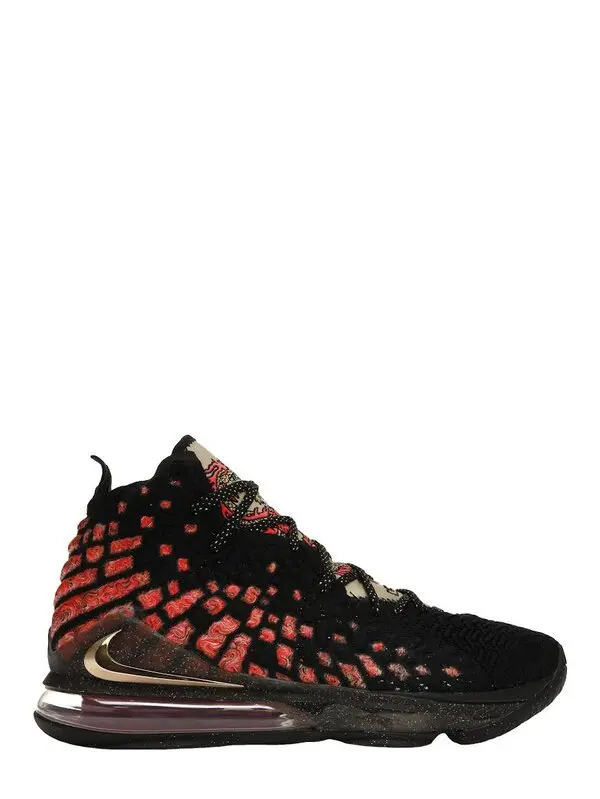 Nike Lebron 17 Courage Sneakers - Black/gold/red