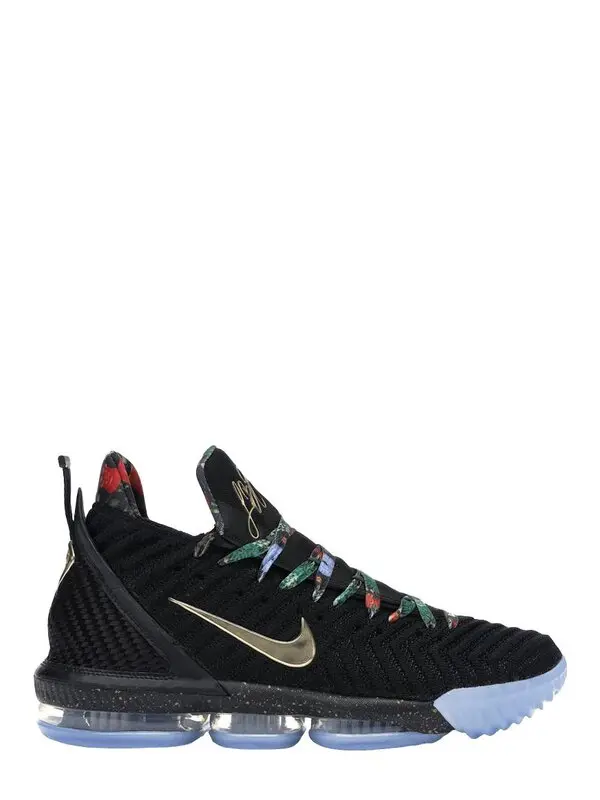 Nike Lebron 16 Watch The Throne Sneakers - Black/metallic Gold/rose Frost