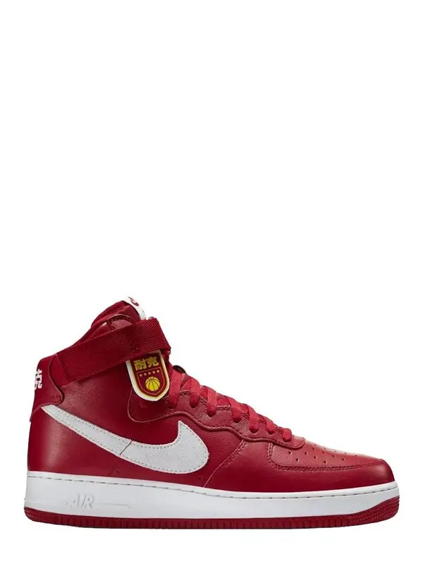 Nike Air Force 1 High Naike Sneakers - Gym Red/summit White