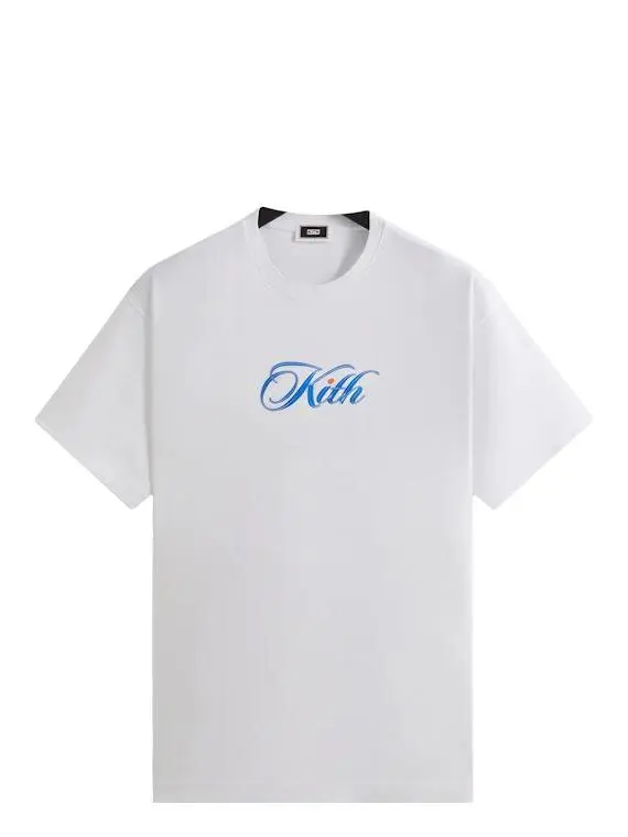 Kith Cursive Logo Tee Shirt - White