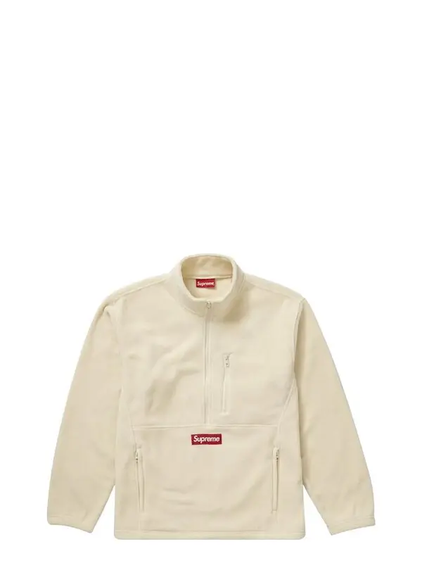 Supreme Polartec Half Zip Pullover - Natural