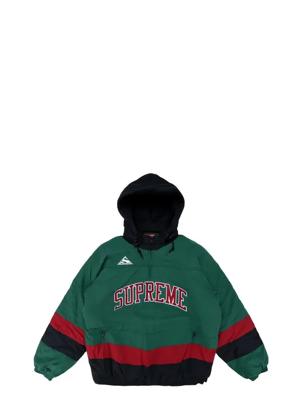 Supreme Puffy Hockey Pullover - Dark Green