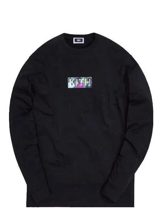 Kith For Marcus Brutus Classic Logo Long Sleeve Tee Shirt - Black