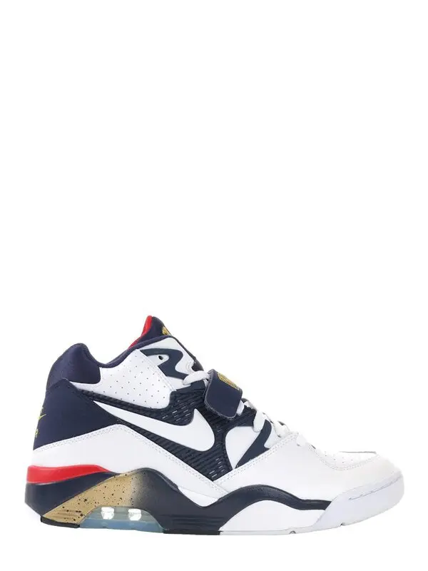 Nike Air Force 180 Olympic Sneakers - White/midnight Navy Blue/metallic Gold
