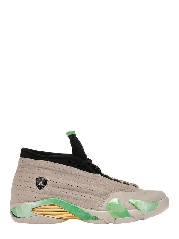 JORDAN 14 Retro Aleali May Fortune Sneakers - Light Sand/white