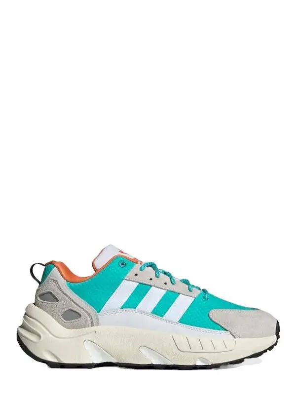 Adidas Zx 22 Boost Sneakers - Cloud White/semi Mint Rush/semi Solar Orange