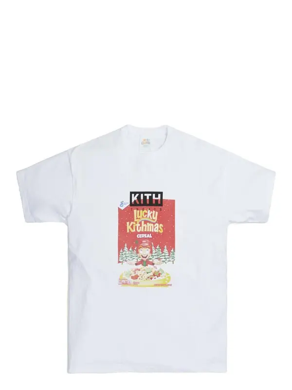 Kith For Lucky Charms Mas Cereal Box Vintage Tee Shirt - White