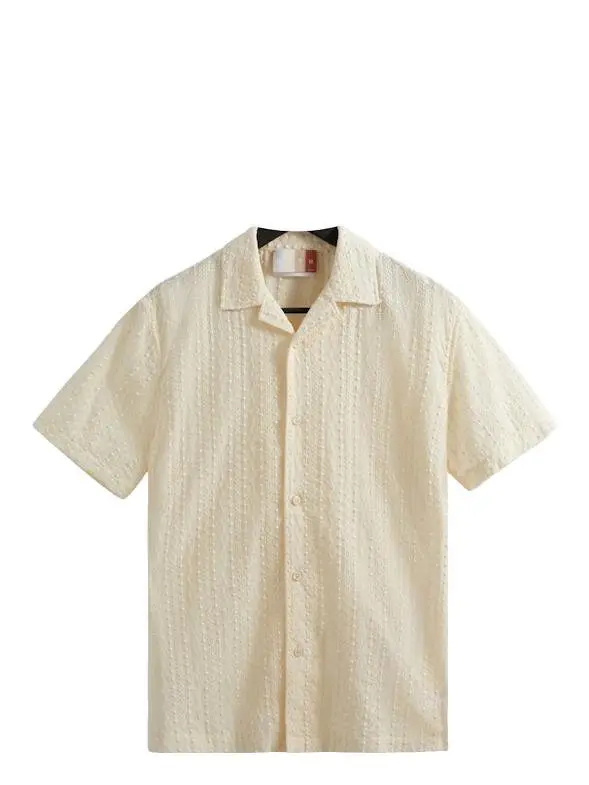 Kith Embroidered Voile Thompson Camp Collar Shirt - White