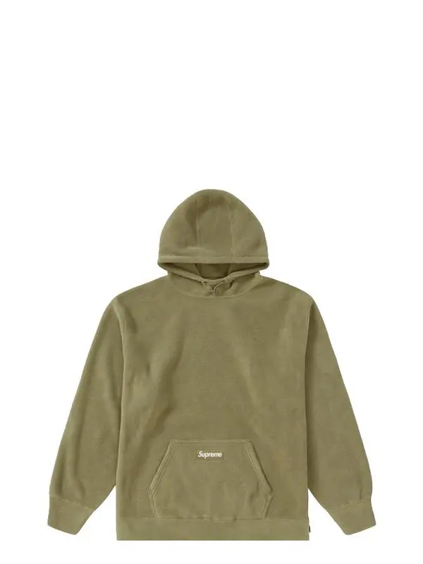 Supreme Polartec Hooded Sweatshirt - Light Olive
