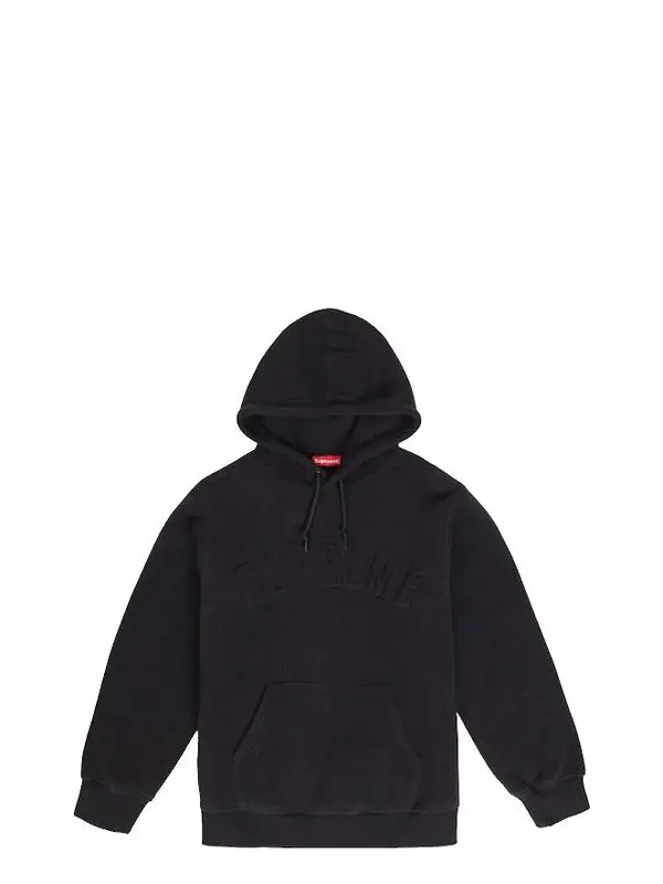 Supreme Polartec Hooded Sweatshirt - Black