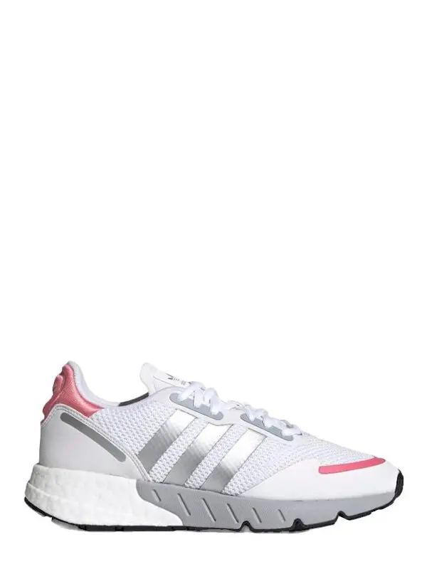 Adidas Zx 1k Boost Sneakers - Cloud White/silver Metallic/hazy Rose