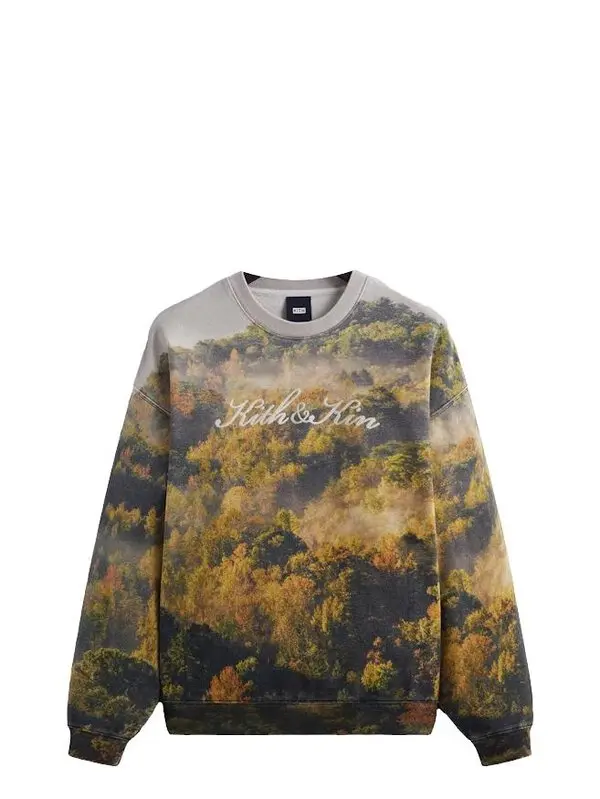 Kith Foliage Nelson Crewneck Sweatshirt - Laurel