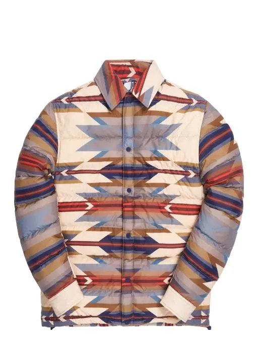 Kith For Pendleton Brave Star Puffer Shirt Jacket - Tan