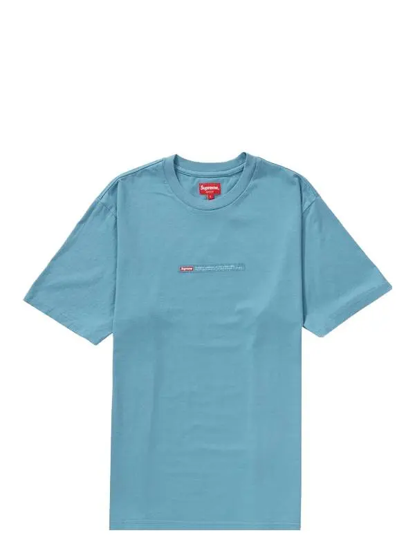 Supreme Property Label Short Sleeve Top - Light Slate