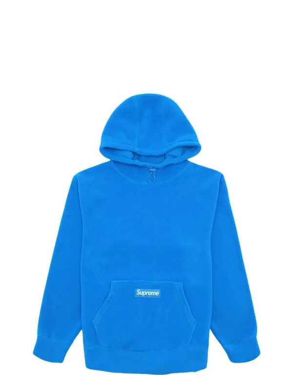 Supreme Polartec Hooded Sweatshirt - Bright Blue