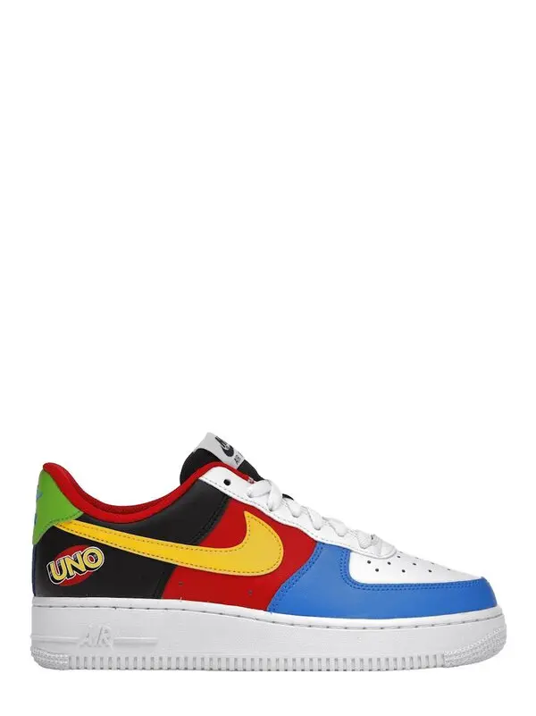 Nike Air Force 1 Low '07 Qs Uno - White/yellow Zest/university Red