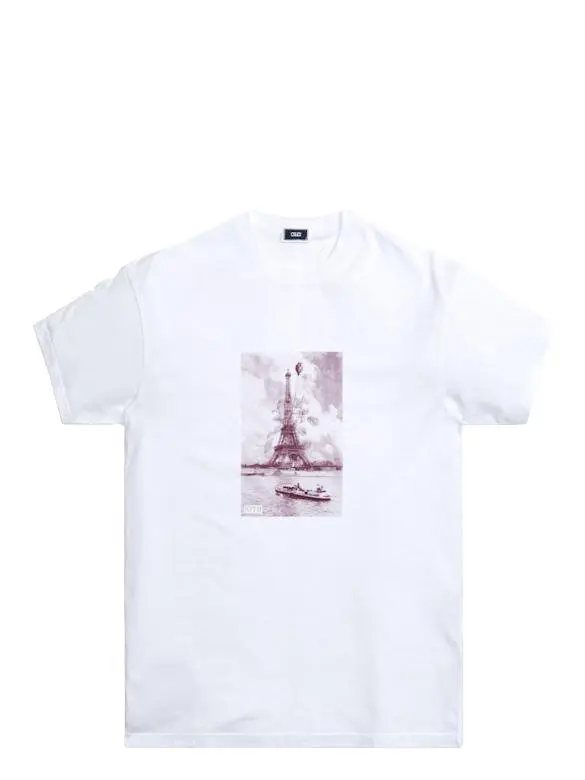 Kith Floral Marron Eiffel Tee Shirt - White