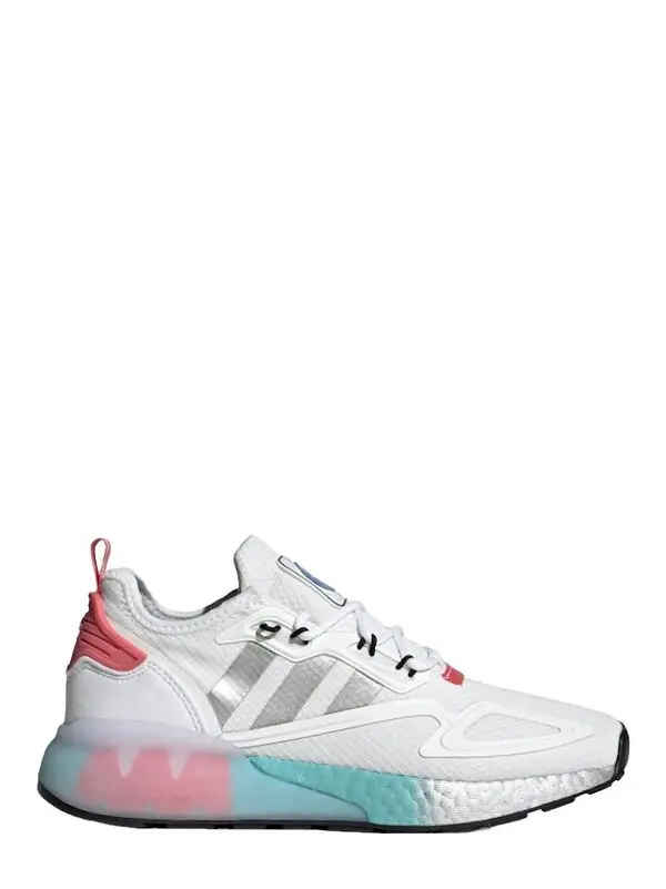 Adidas Zx 2k Boost Nasa Sneakers - Cloud White/silver Metallic/hazy Rose