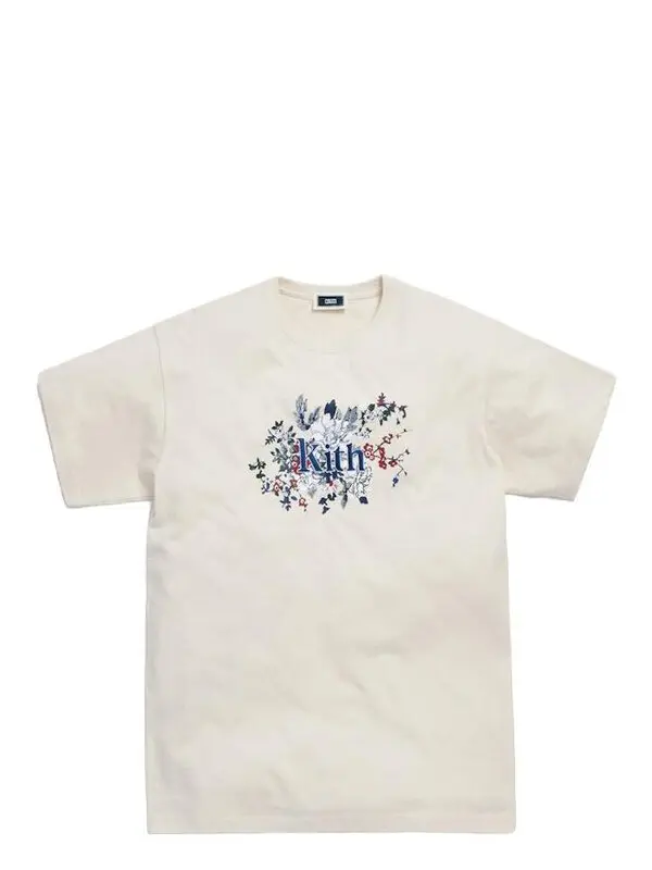 Kith Floral Serif Tee Shirt - Turtledove