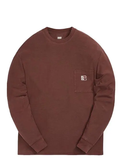 Kith For Russell Athletic Quinn Long Sleeve Tee Shirt - Saddle