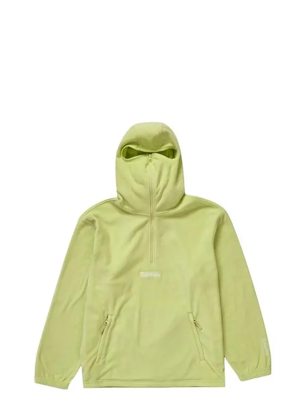 Supreme Polartec Facemask Half Zip Pullover - Lime